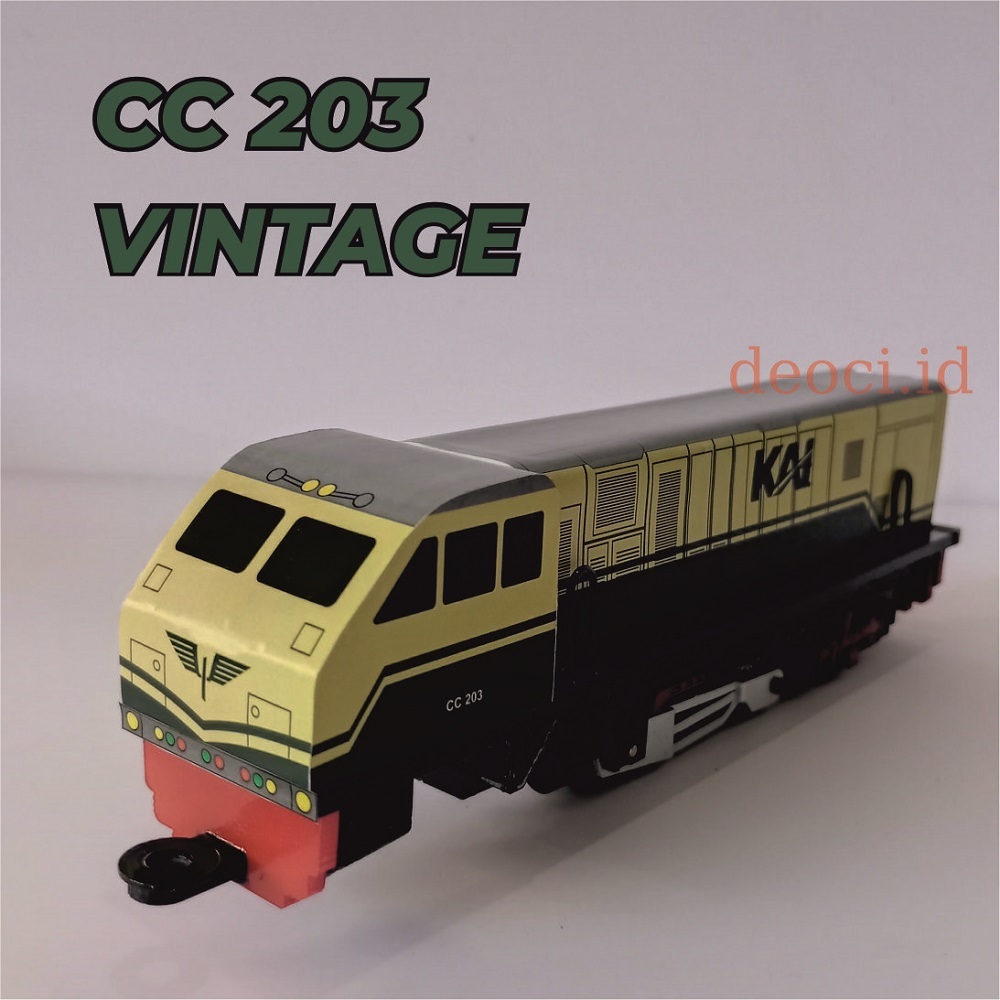 Jual LOKOMOTIF KERETA API INDONESIA CC 203 VINTAGE | Shopee Indonesia