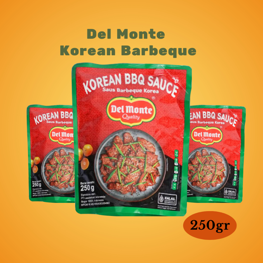 Jual Del monte korea barbeque sauce kemasan 250gr | Shopee Indonesia