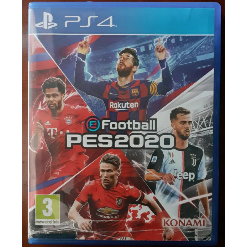 Jual bd kaset ps4 game fisik efootbal pes 2020 season update | Shopee ...