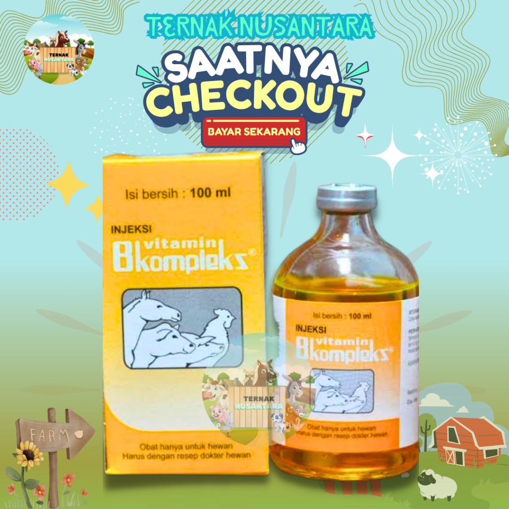 Jual INJEKVIT B-PLEX 100 ml | Tingkatkan Produktivitas dan Imun Hewan ...