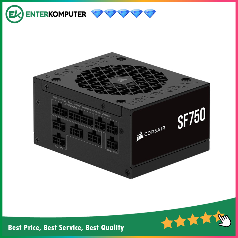 Jual Corsair SF Series 750W ATX 3.1 Certified (PCIe5.1) 80+ Platinum ...