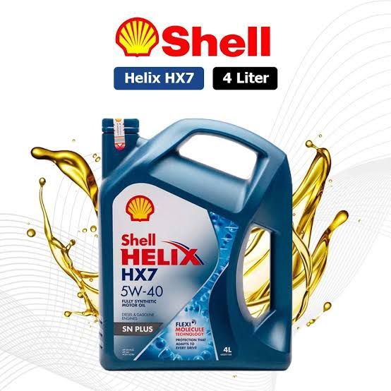 Jual OLI MOBIL SHELL HELIX HX7 Plus 5w-40 4Liter galon | BARCODE HIJAU ...