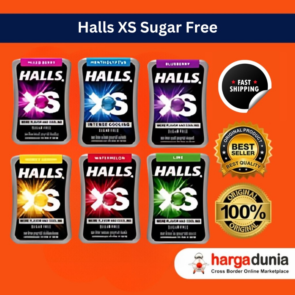Jual Halls Repack Sugar Free Permen Batuk Pilek Tenggorokan Original ...