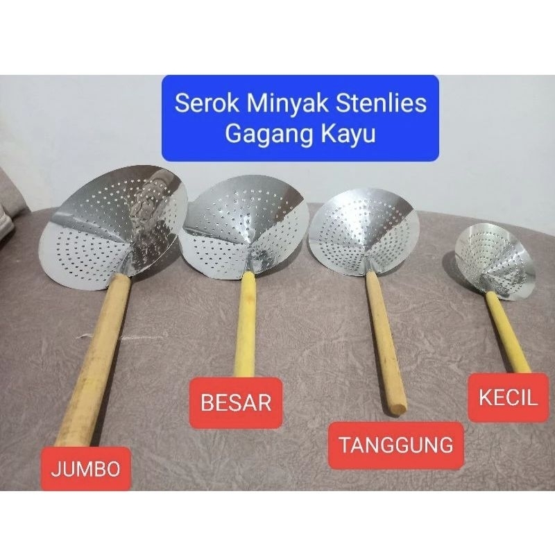 Jual SEROK STAINLESS MURAH / PENIRIS GORENGAN MURAH / PENIRIS GORENGAN ...
