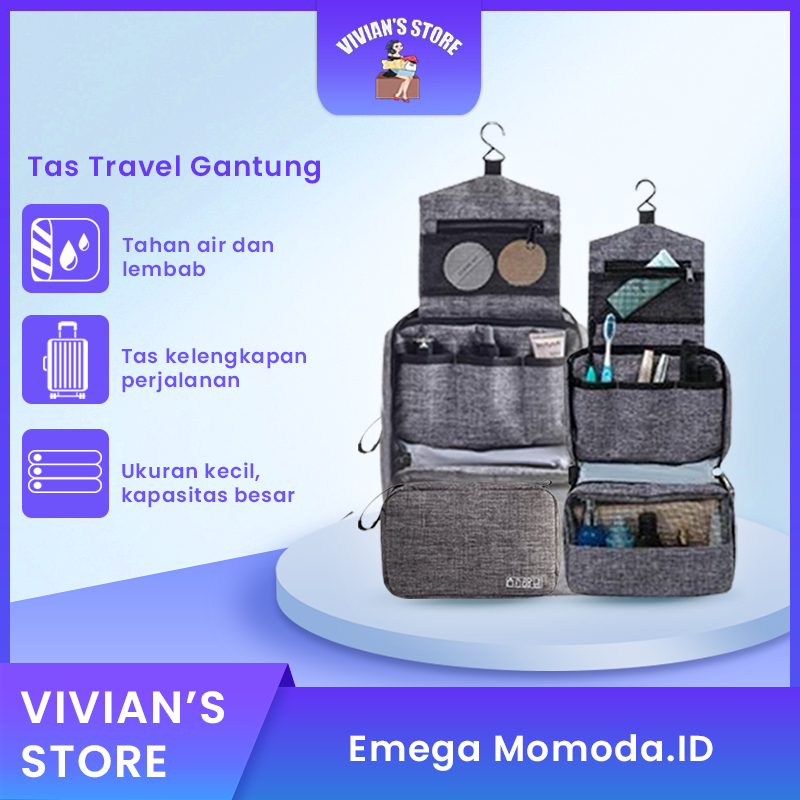 Jual Toilet Organizer Bag / Tas Peralatan Mandi Makeup Travel Mate/Tas ...