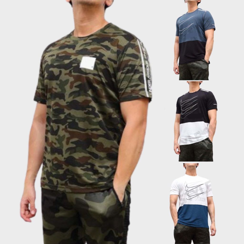 Jual Oppa Style Shop Baju Kaos Training Pria Gym Jersey Lari Regular ...