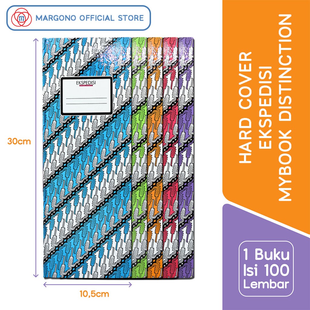 Jual My Book Distinction Buku Hard Cover Ekspedisi Batik Warna Warni ...