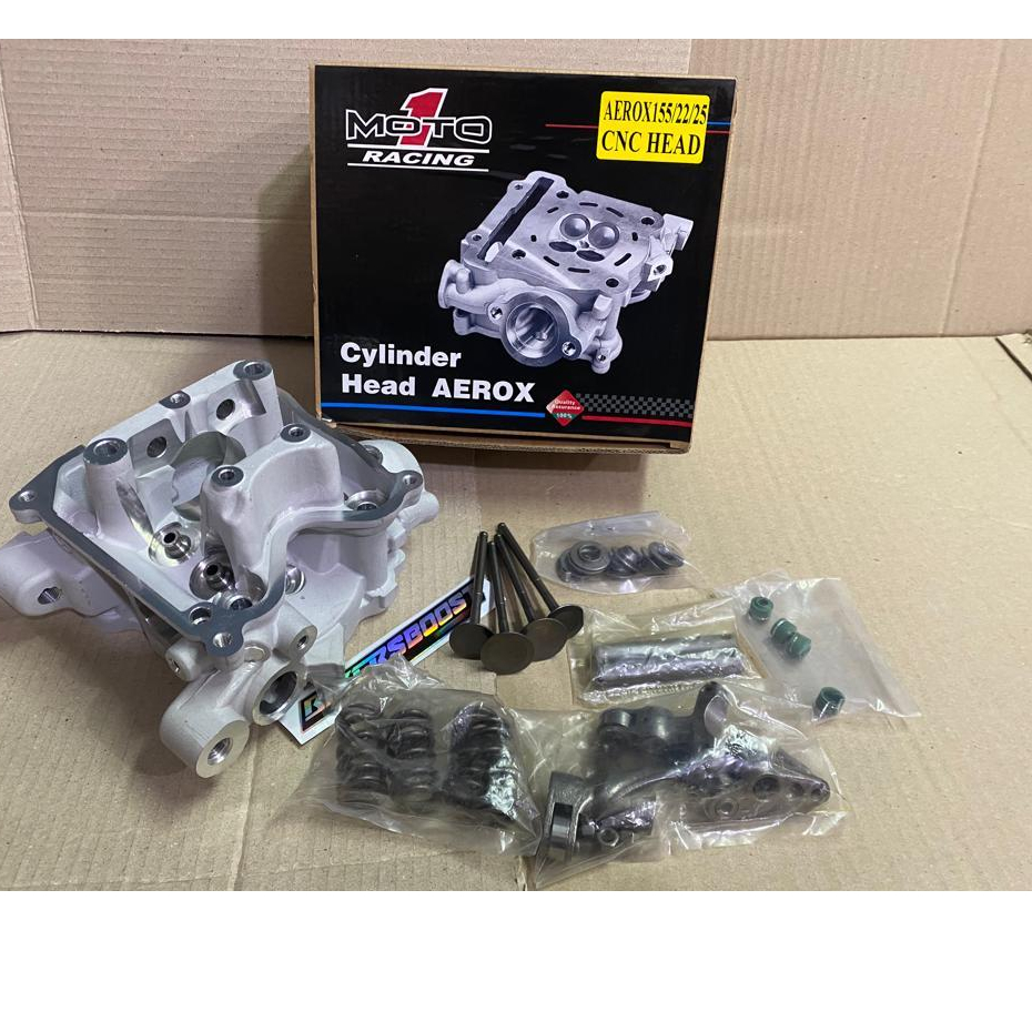 Jual BLOK HEAD MOTO 1 AEROX NMAX NEW R15 V3 25 22 PORTING | Shopee ...