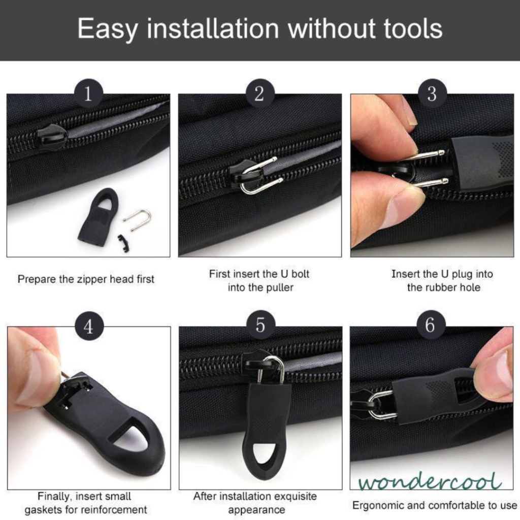 Jual ONLYONE12 Kepala Resleting Universal Dapat Dilepas Pasang ...