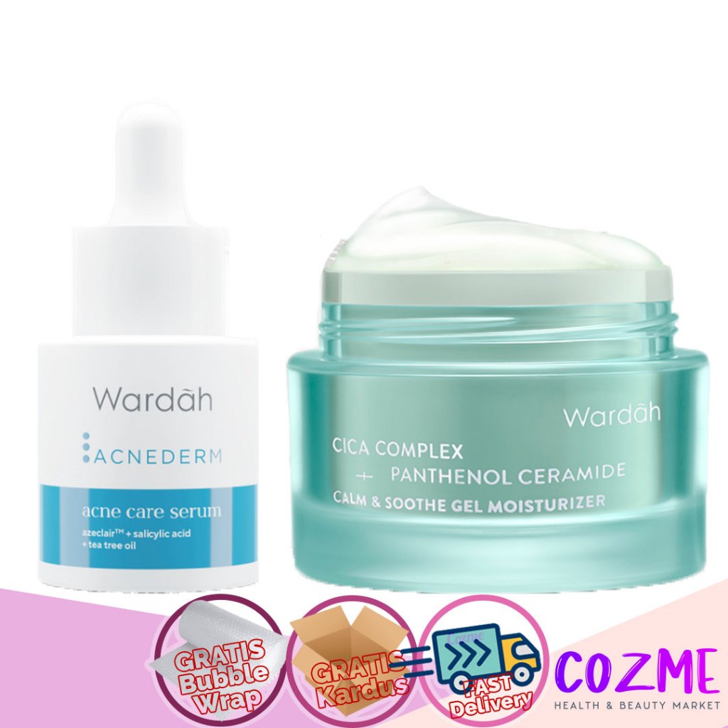 Jual [2PCS] WARDAH Paket Acne || Wardah Cica Complex Gel Moist 30gr ...
