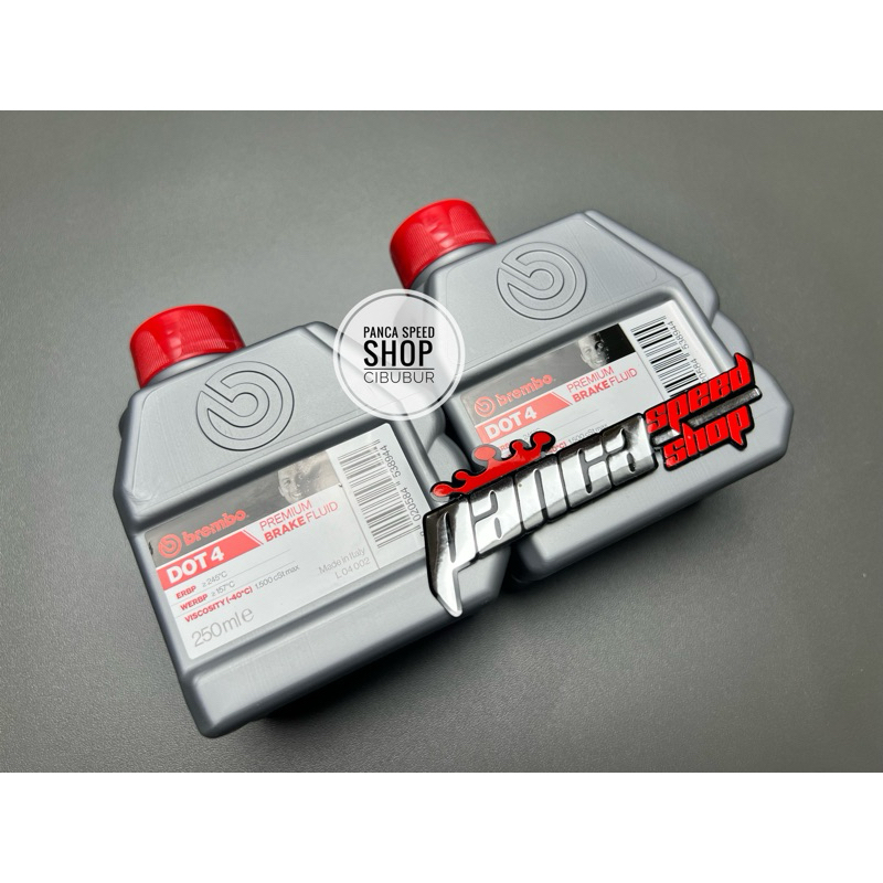 Jual BRAKE FLUID DOT 4 BREMBO 250ML ORIGINAL MINYAK REM RADIAL OLI REM ...