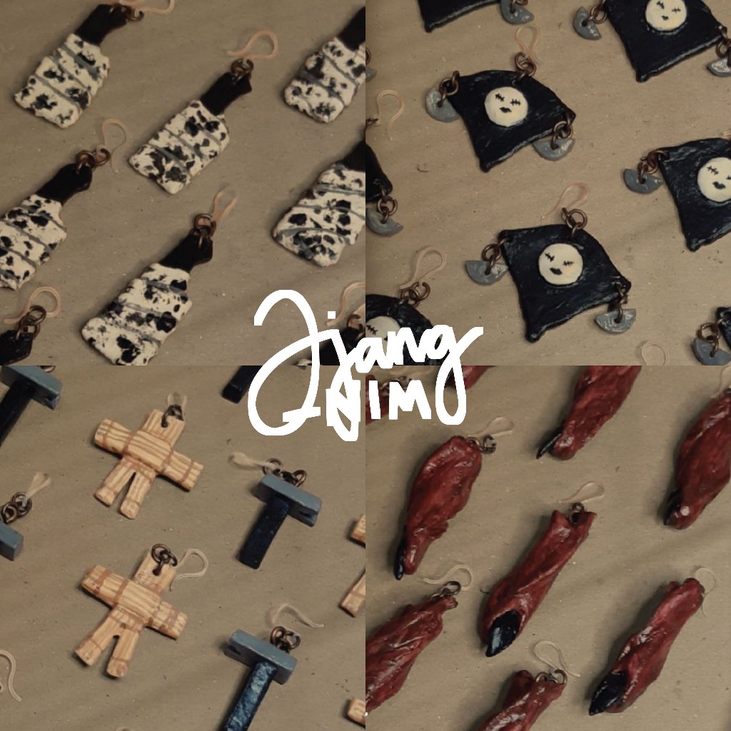 Jual READY STOCK - CURSED EARRINGS - Jujutsu kaisen Nanami Sukuna ...