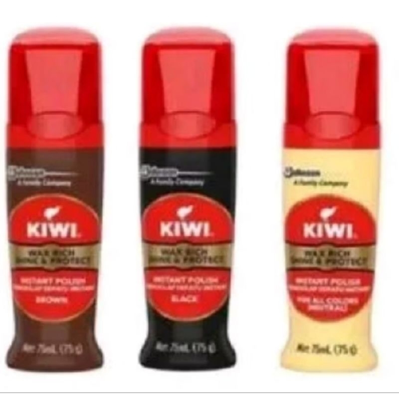 Jual Kiwi Semir Sepatu Wax Rich Shine & Protect 30ml 75ml | Shopee ...