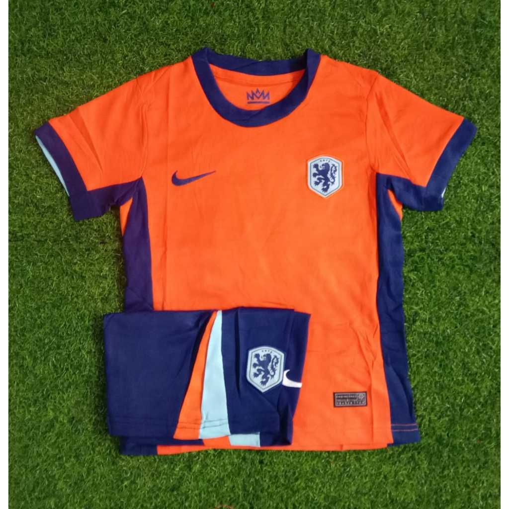 Jual JERSEY KIDS BELANDA HOME EURO WORLD CUP 2024 GRADE ORI | Shopee ...