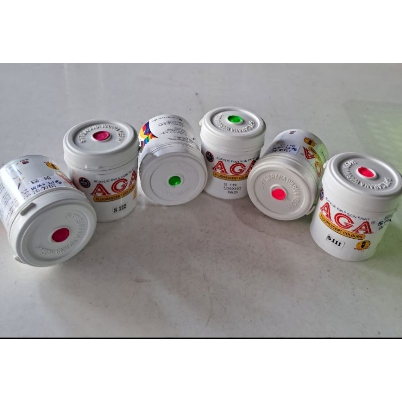 Jual Cat AGA FLUORESCENT/STABILO 100cc | Shopee Indonesia