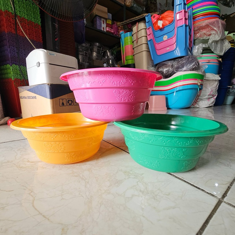 Jual 12 PCS Waskom Tornado / waskom Plastik / waskom hajatan /waskom ...