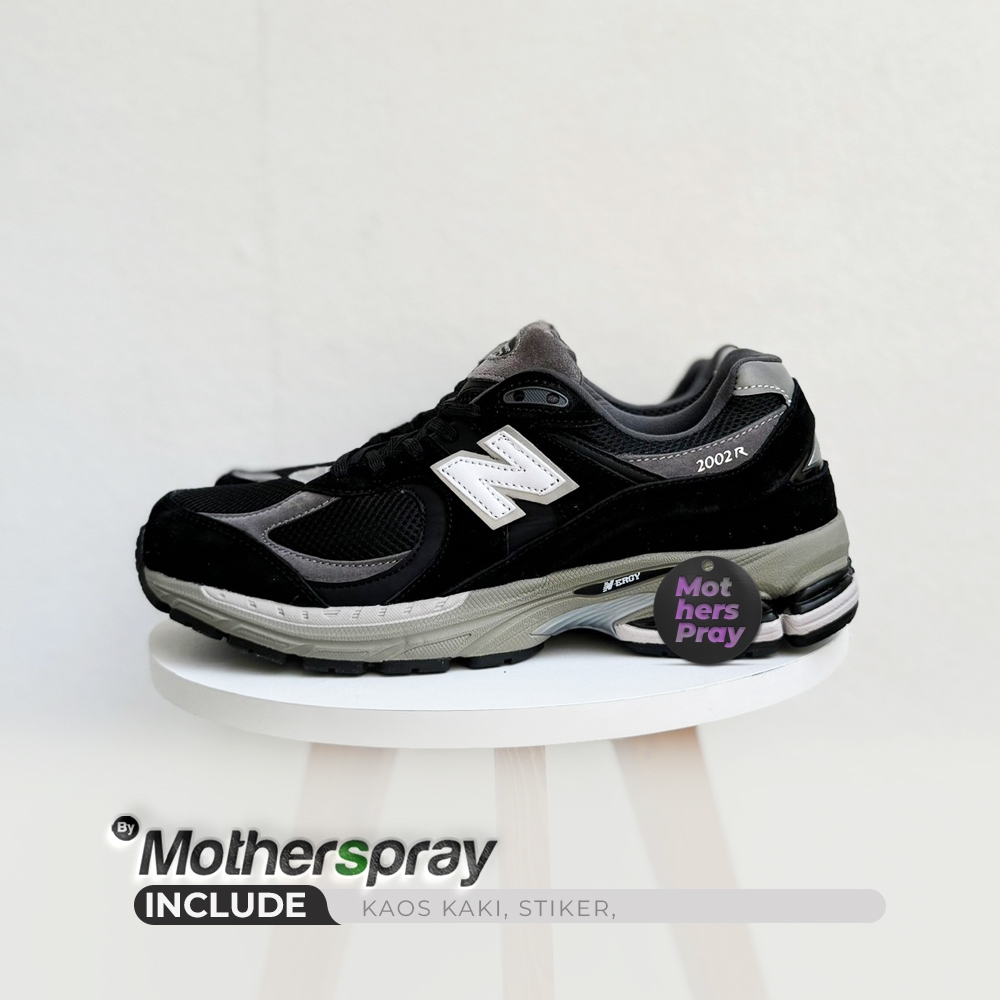 Jual Sepatu New Balance 2002R Black White | Shopee Indonesia
