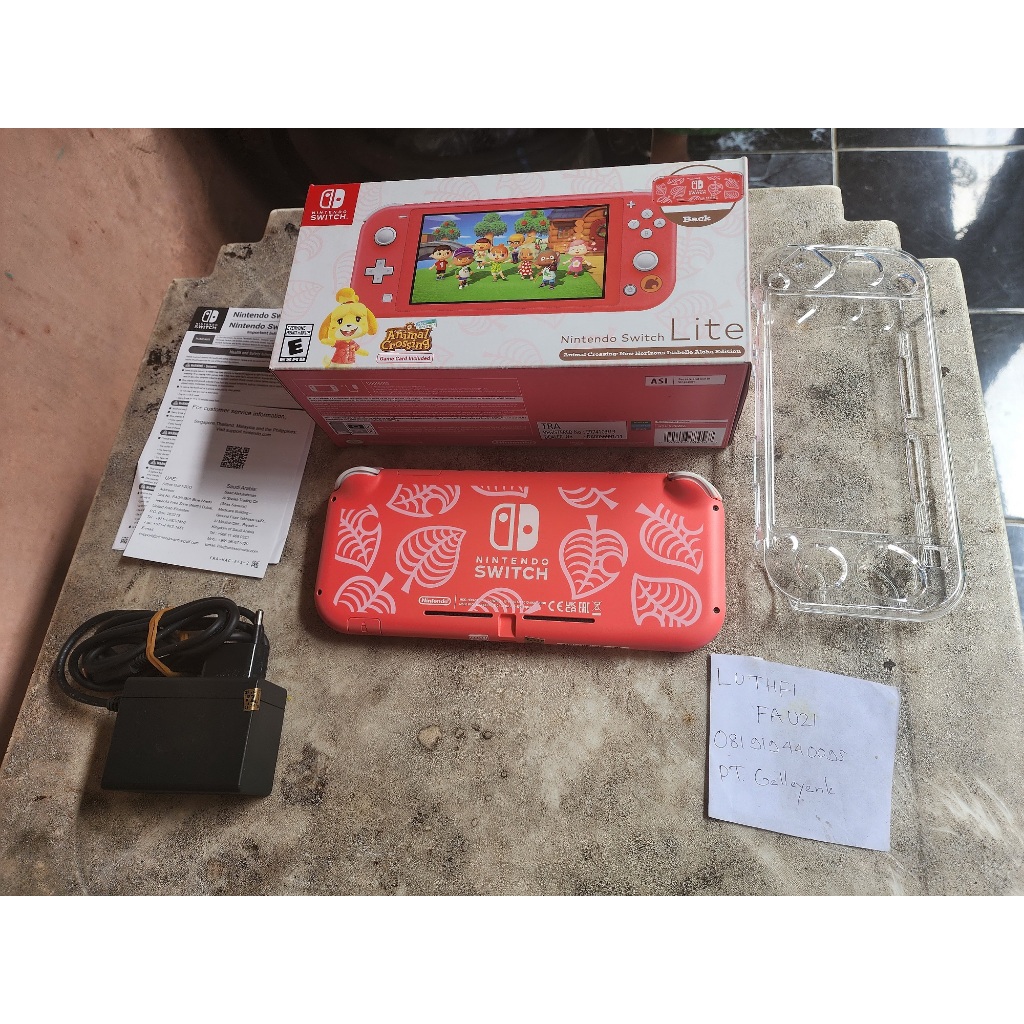 Jual Nintendo Switch Lite Animal Crossing New Horizons Isabelle Aloha ...