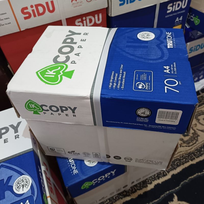 Jual Kertas A4 75 Gram Copy Paper 1 Dus Instan / Sameday | Shopee Indonesia