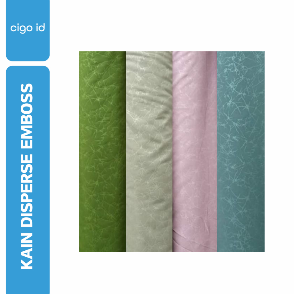 Jual KAIN SPREI BAHAN KATUN JACQUARD DISPERSE MICROTEX POLOS EMBOSS ...