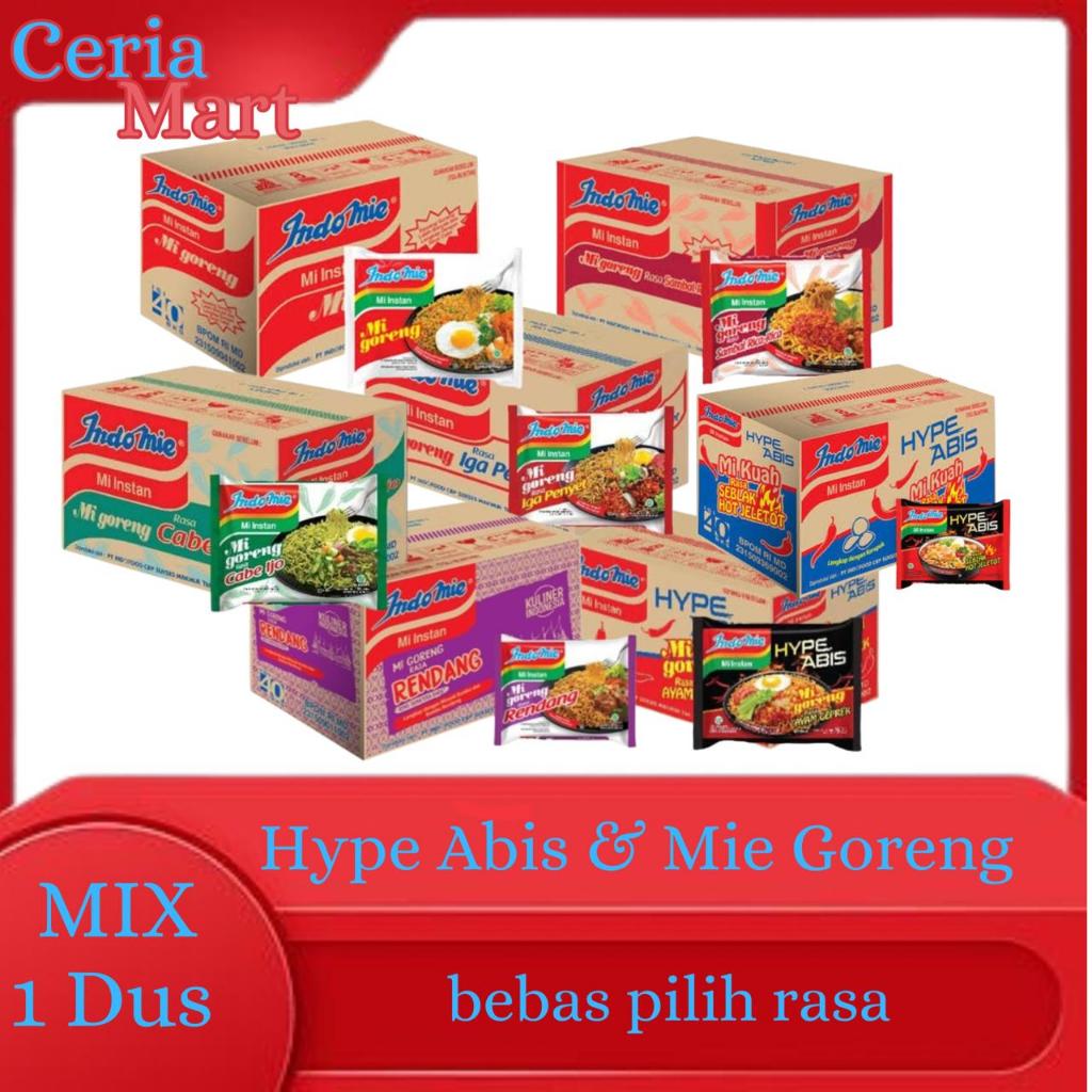 Jual 1 dus isi 40 pcs / indome goreng & hype abis | Shopee Indonesia