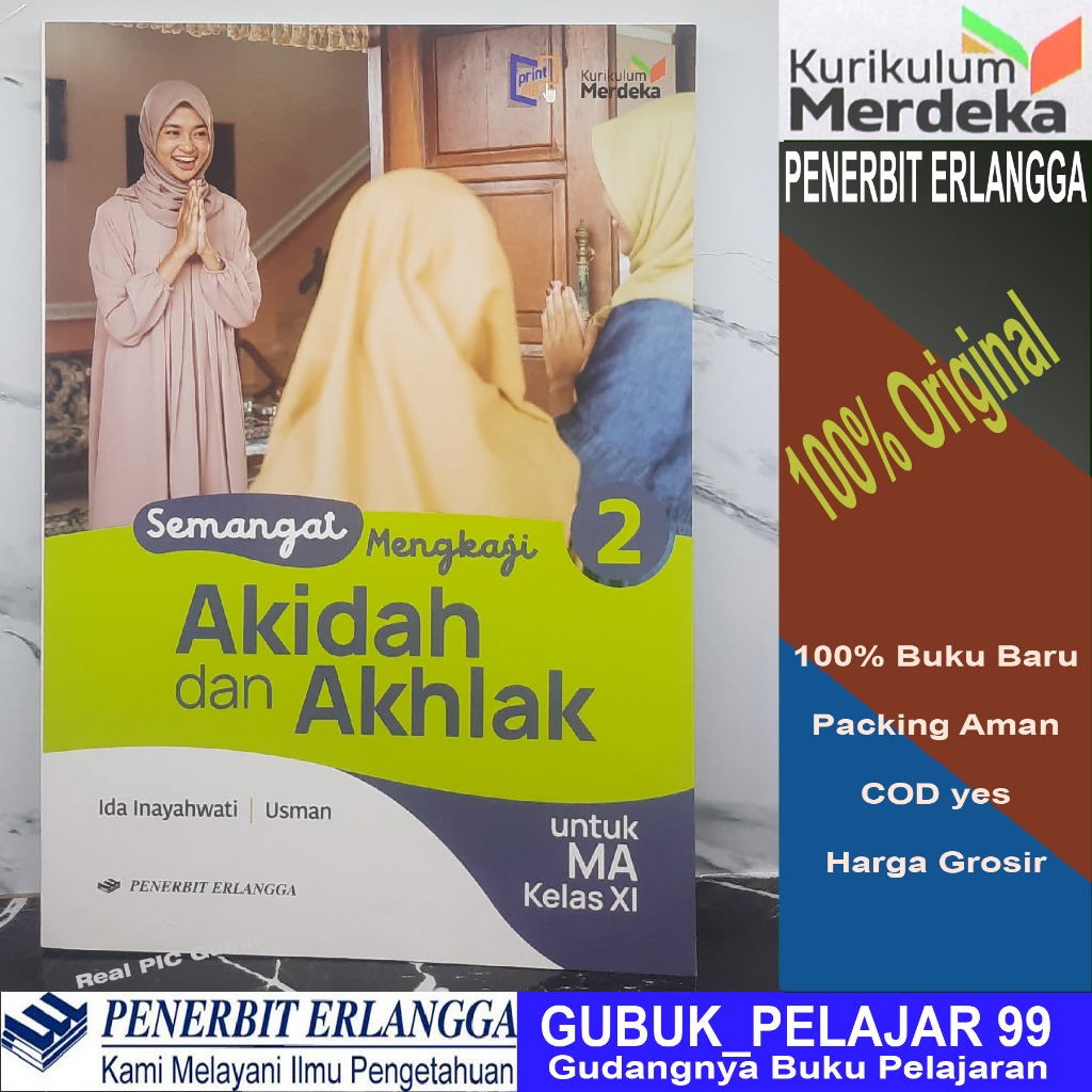 Jual Semangat Mengkaji AKIDAH dan AKHLAK Kelas 11/XI MA Kurikulum Merdeka Original Penerbit ...