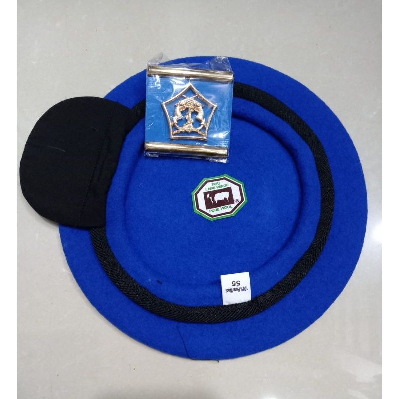 Jual BARET CAMEL PURE WOOL POMAL POLISI MILITER ANGKATAN LAUT | Shopee ...