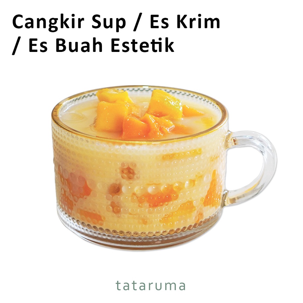 Jual CUCIGUDANG TATARUMA Gesha Gelas SupEs Krim Es Buah Estetik Kaca ...