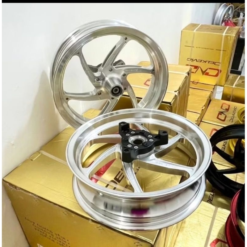 Jual VELG DELKEVIC YAMAHA NMAX 155 OLD 2018 SIX STAR CNC SINGLE DAN ...
