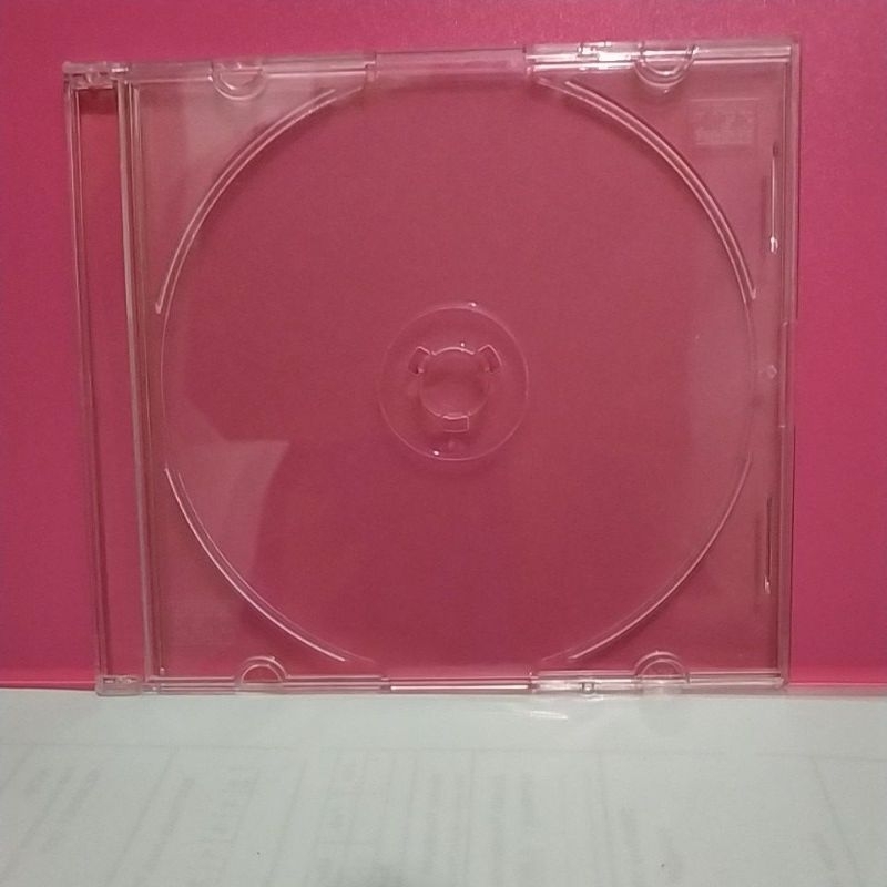 Jual kotak cd transparan cd case single slim tempat dvd mika tipis ...