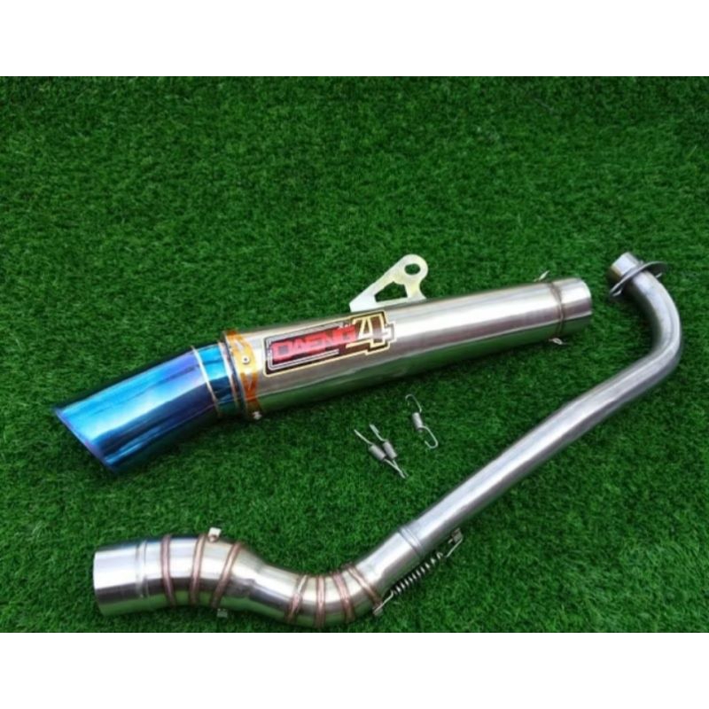 Jual open pipe daeng sai4 for wave 100/125 xrm 100/125 smash 115 fury ...