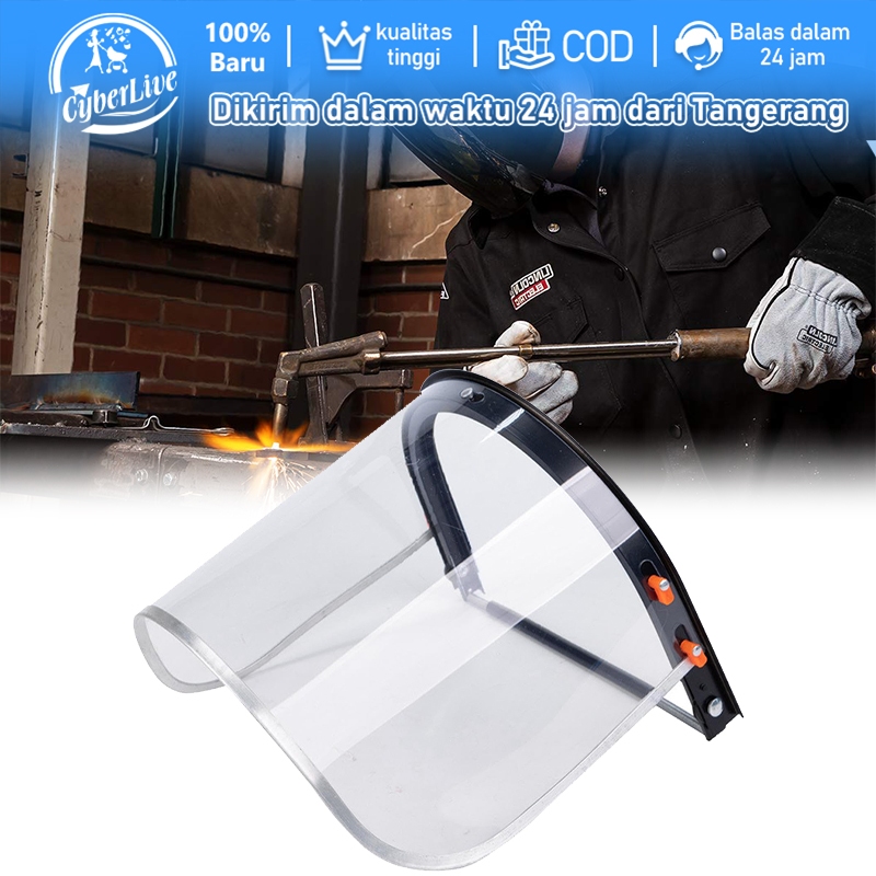 Jual Welding Face Shield Bracket Visor Bening Anti Droplet Face Shield ...