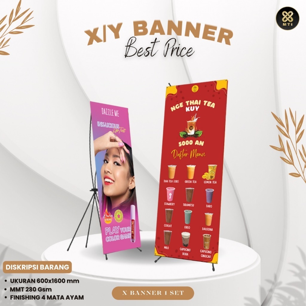 Jual X BANNER / HANGER BANNER + REQUEST DESAIN ( FREE DESAIN ) | Shopee ...
