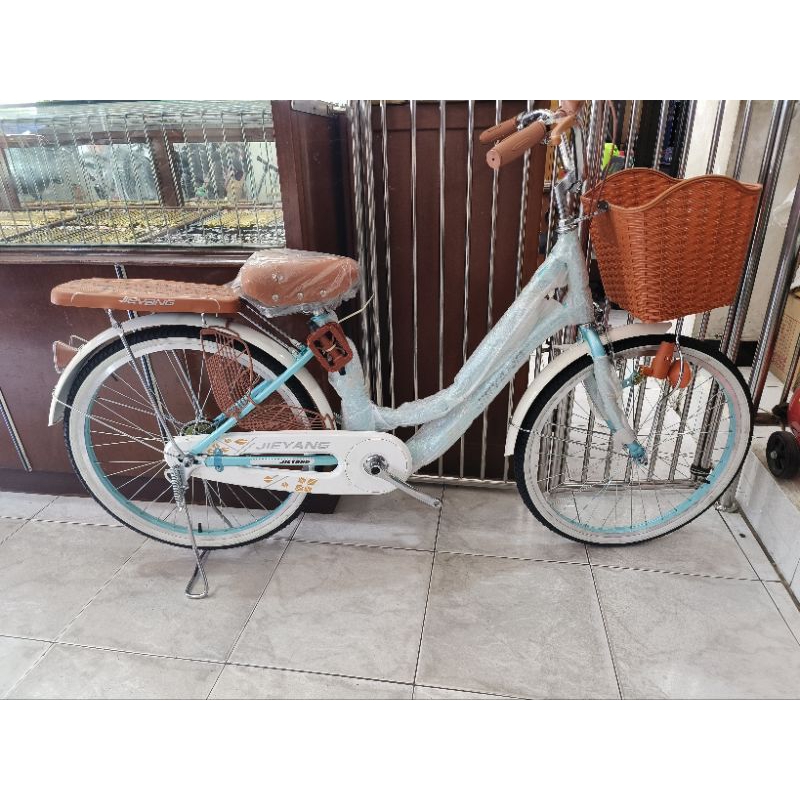Jual SEPEDA MINI 24 JIE YANG KERANJANG + BONCENGAN + LAMPU | Shopee ...