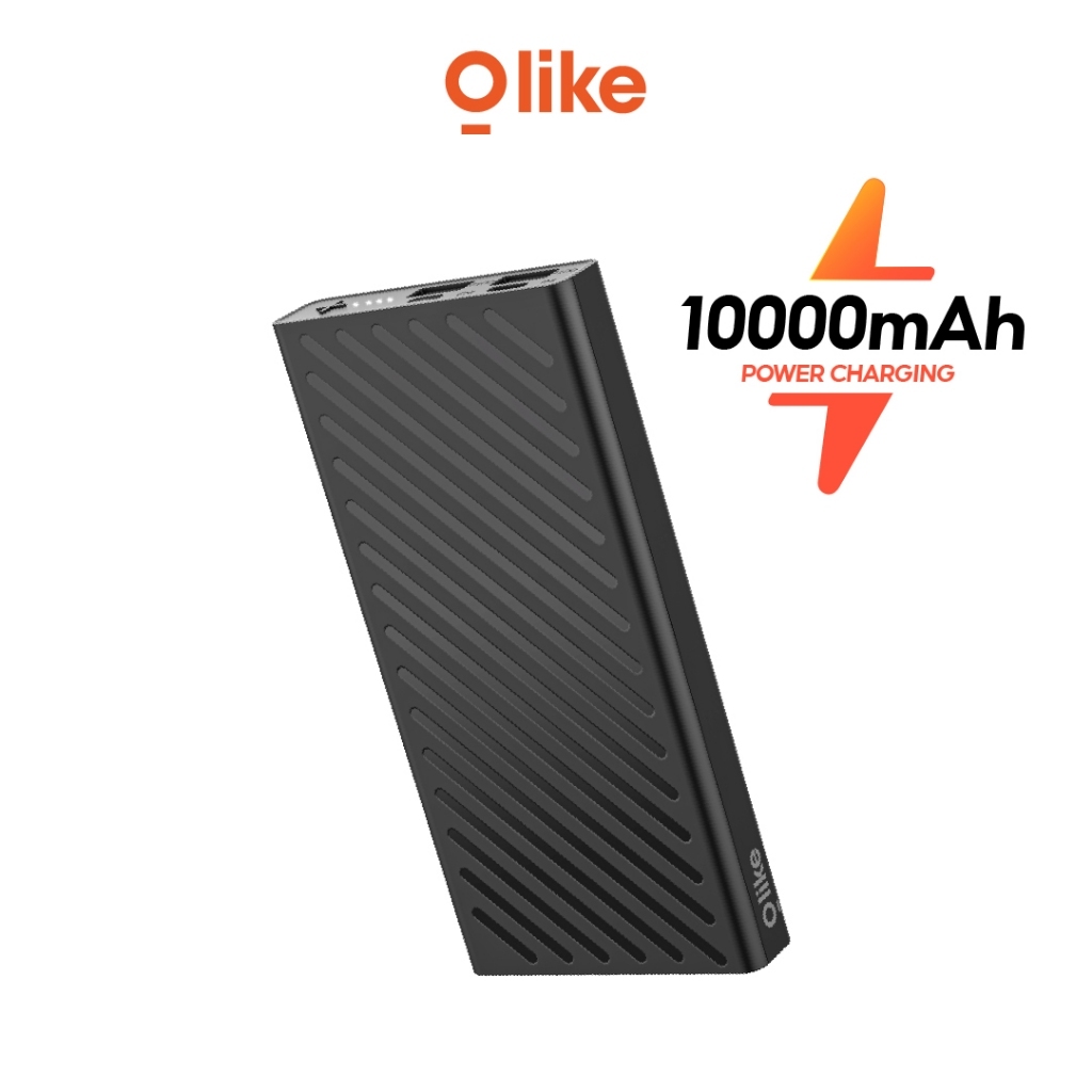 Jual OLIKE Powerbank P106 10000mAh 5V 2.4A Built in Cable with LED ...