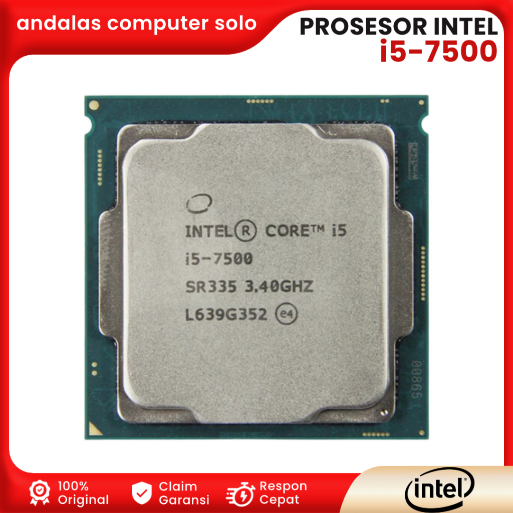 Jual Processor Intel Core i5 7500 3.4Ghz Cache 6MB Socket LGA 1151 ...