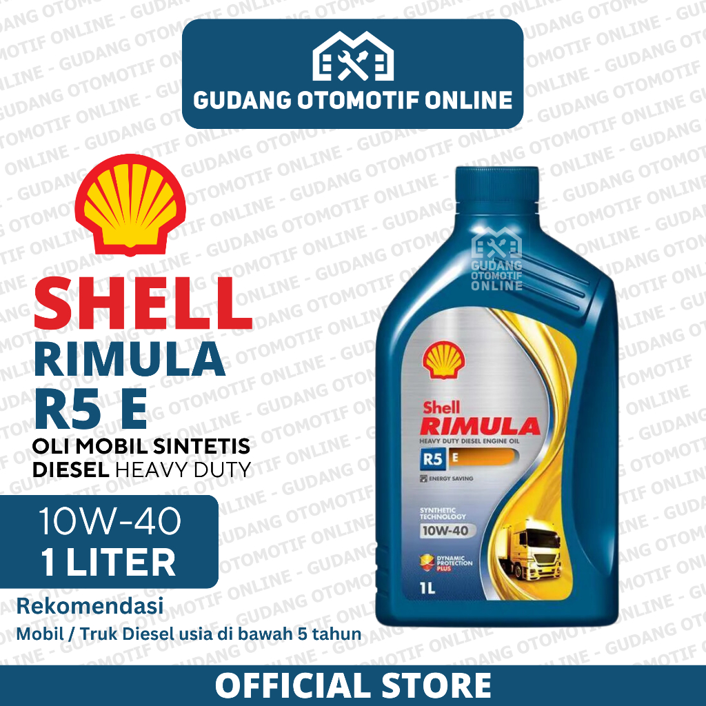 Jual Oli Shell Rimula R5 E 10W-40 1L 1 Liter - Oli Mesin Mobil Diesel Full Sintetis | Shopee ...