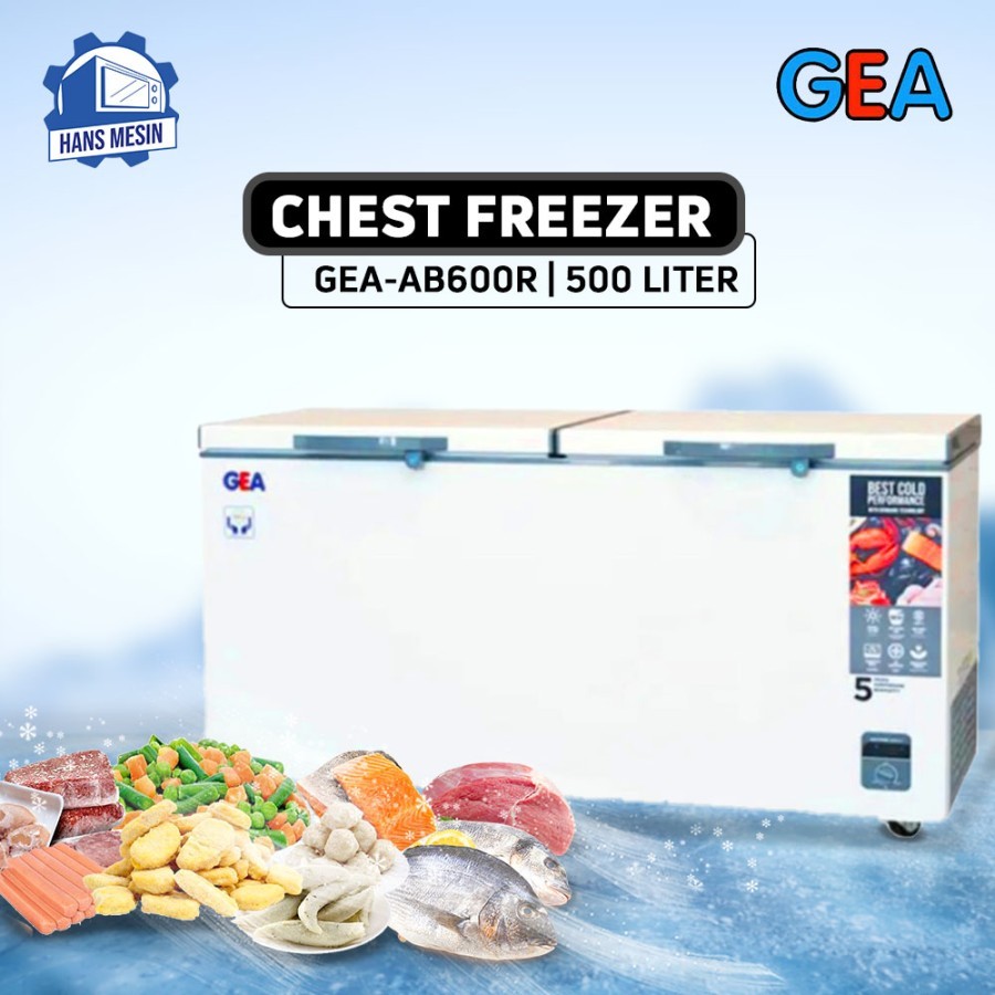 Jual GEA CHEST FREEZER AB-600-R / AB600R / AB 600 R / 500 LITER ...
