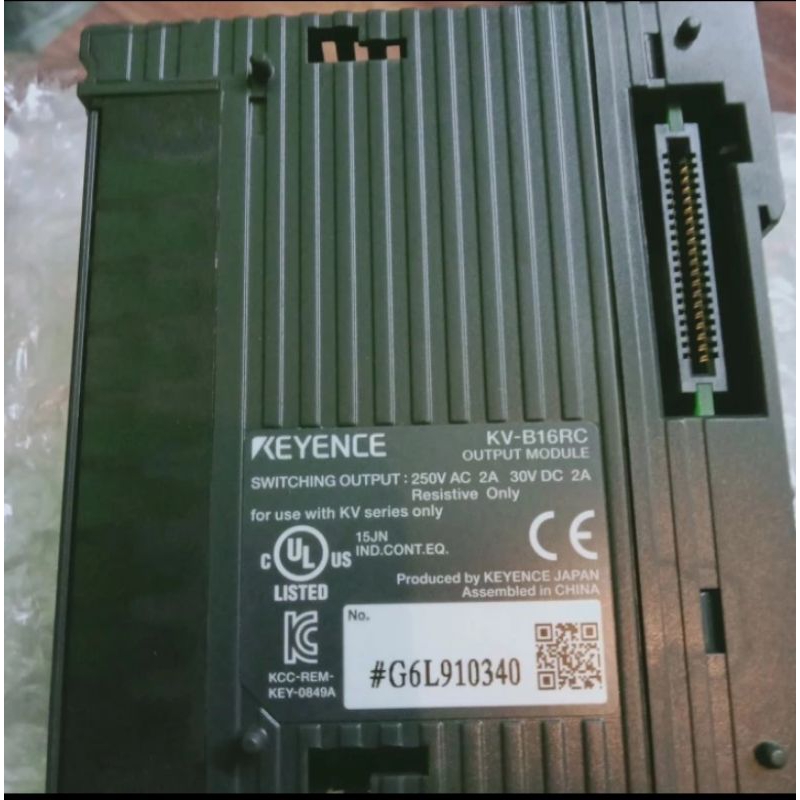 Jual PLC KEYENCE KV-B16RC/OUTPUT MODUL ORIGINAL ASLI JAPAN | Shopee ...