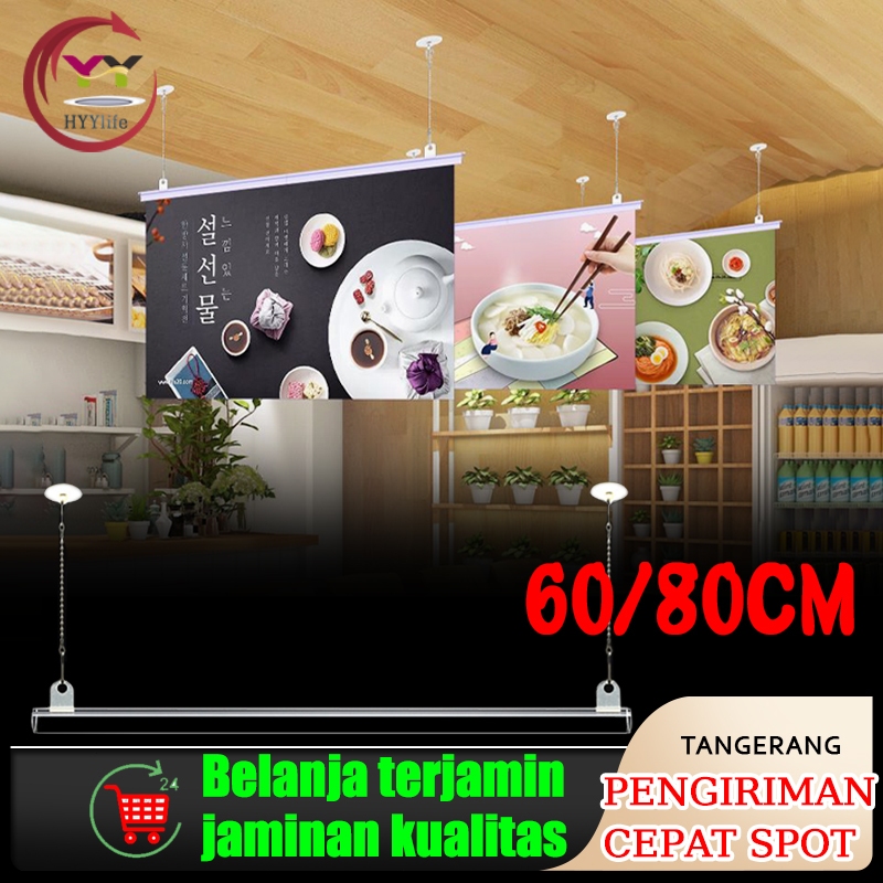 Jual 60/80cm Hanging Stand Stainless Steel Hanging Banner Gantung Alat ...