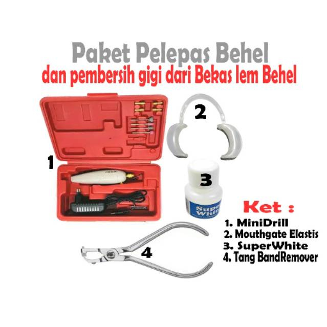 Jual Paket pelepas behel gigi dan menghilngkan bekas lem behel gigi ...