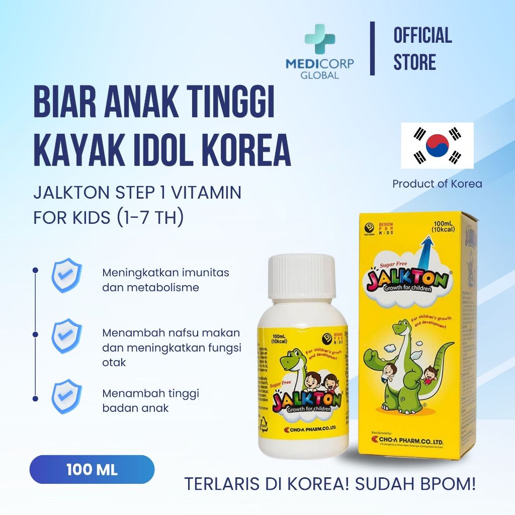 Jual [MEDICORP] JALKTON STEP 1 100 ml - vitamin korea imunitas dan ...