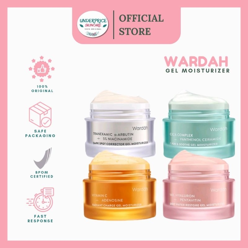 Jual WARDAH Gel Moisturizer 30g | Shopee Indonesia