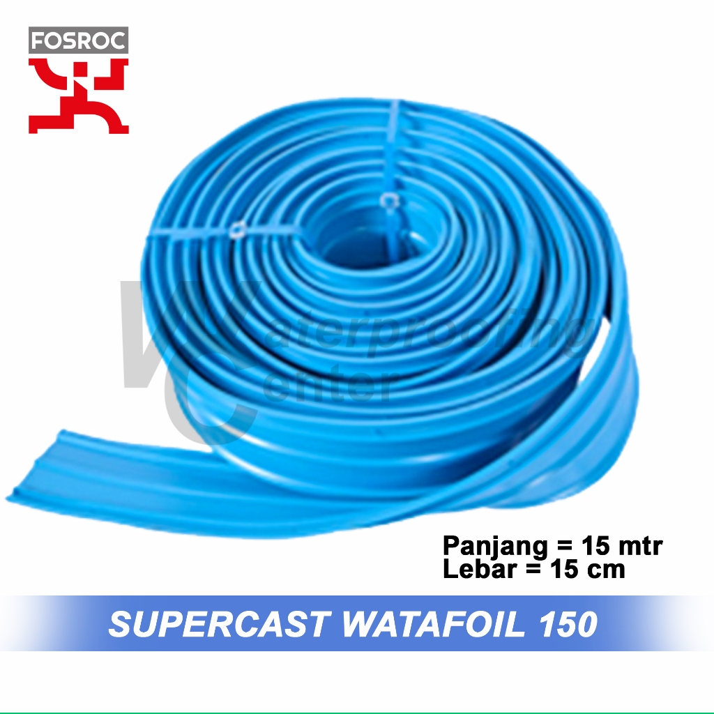 Jual Waterstop Fosroc Supercast Watafoil 150 Panjang 20 meter | Shopee ...