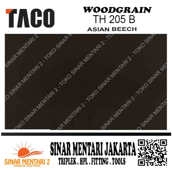 Jual TACO HPL WOODGRAIN TH 205 B ASIAN BEECH | Shopee Indonesia