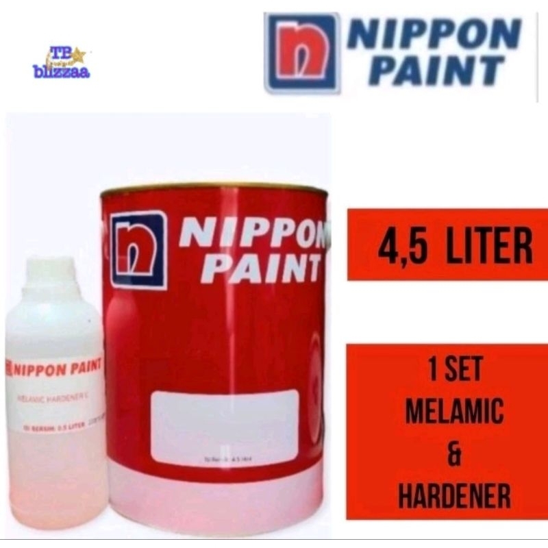 Jual Melamic Nippon Paint 4.5ltr Set Sanding Sealer Gloss Doff Vernis ...