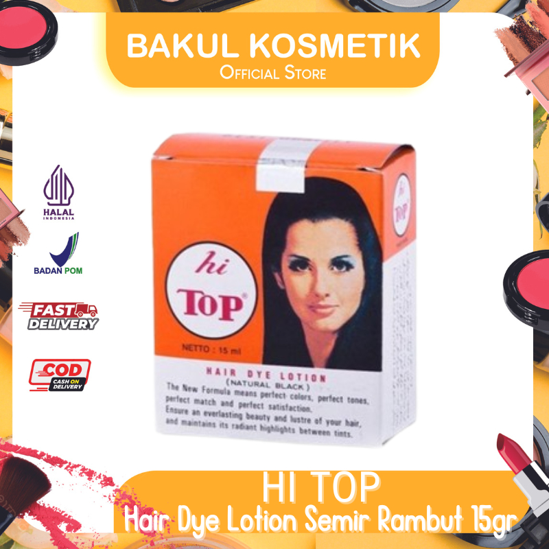 Jual HI TOP Hair Dye Lotion Semir Rambut 15gr | Shopee Indonesia