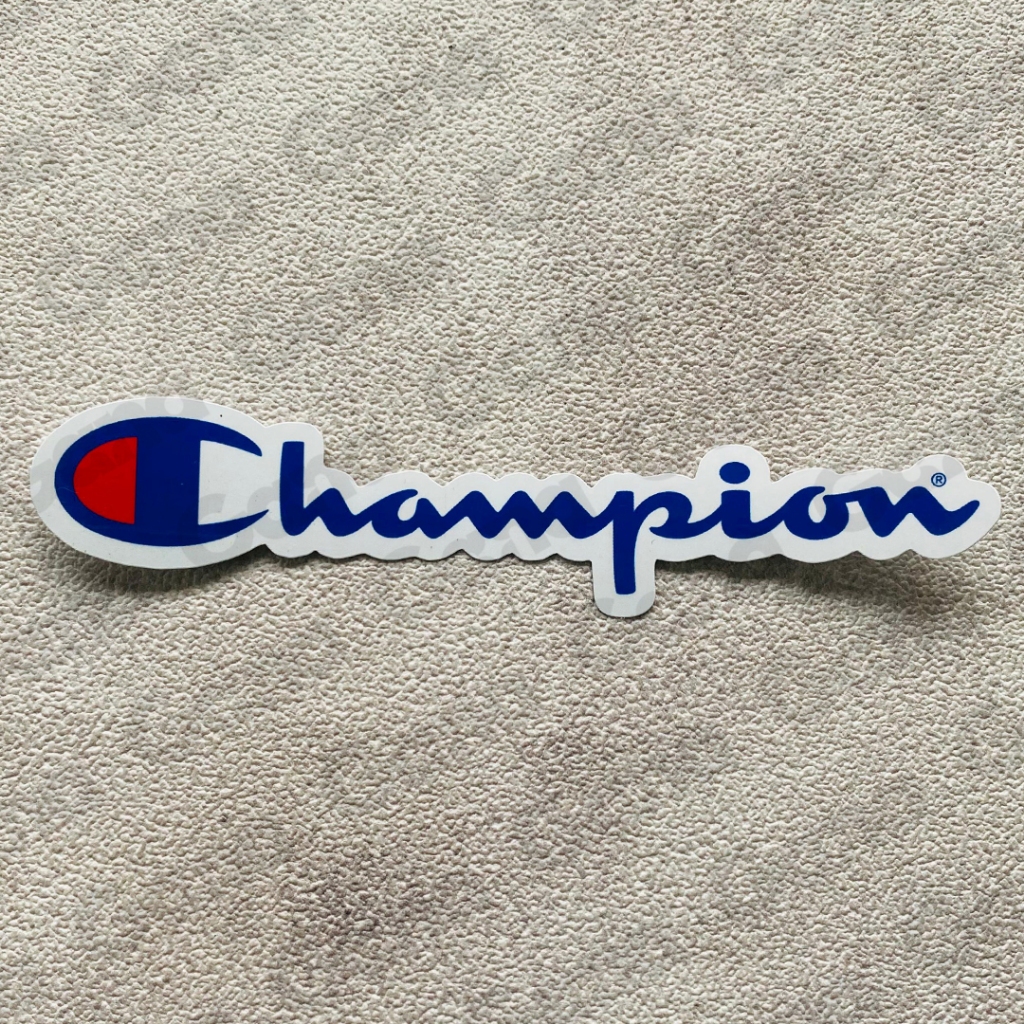 Jual Stiker Champion Stiker Logo Brand Distro Sticker Pack Stiker Band ...