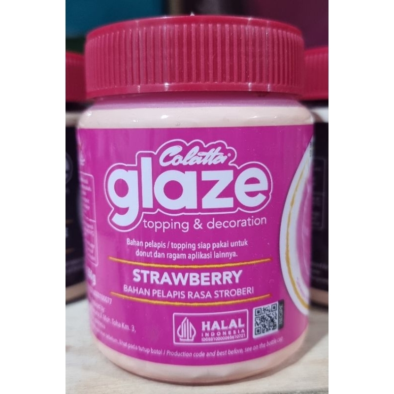 Jual Collata Glaze Strawberry 250 gram | Shopee Indonesia