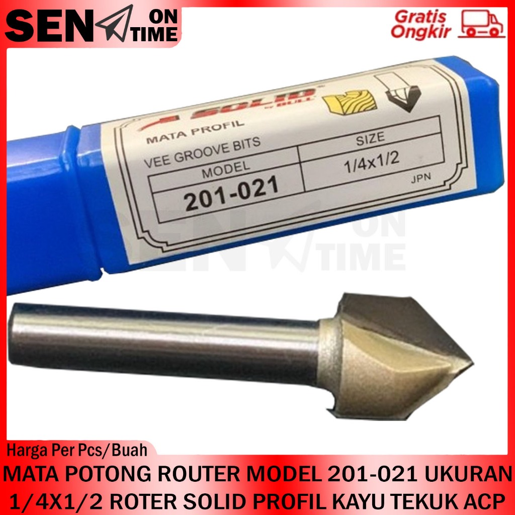 Jual Router 201-021 Ukuran 1/4x1/2 Mata Potong Roter Solid Profil Kayu ...